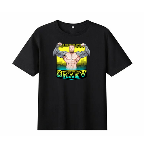 SMAEV, Футболка Oversize, черная, размер L купить в интернет магазине POLEZNOO.ru